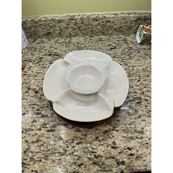 C&C California | Dining | Vintage Mcm California Pottery Pearl Luster ...